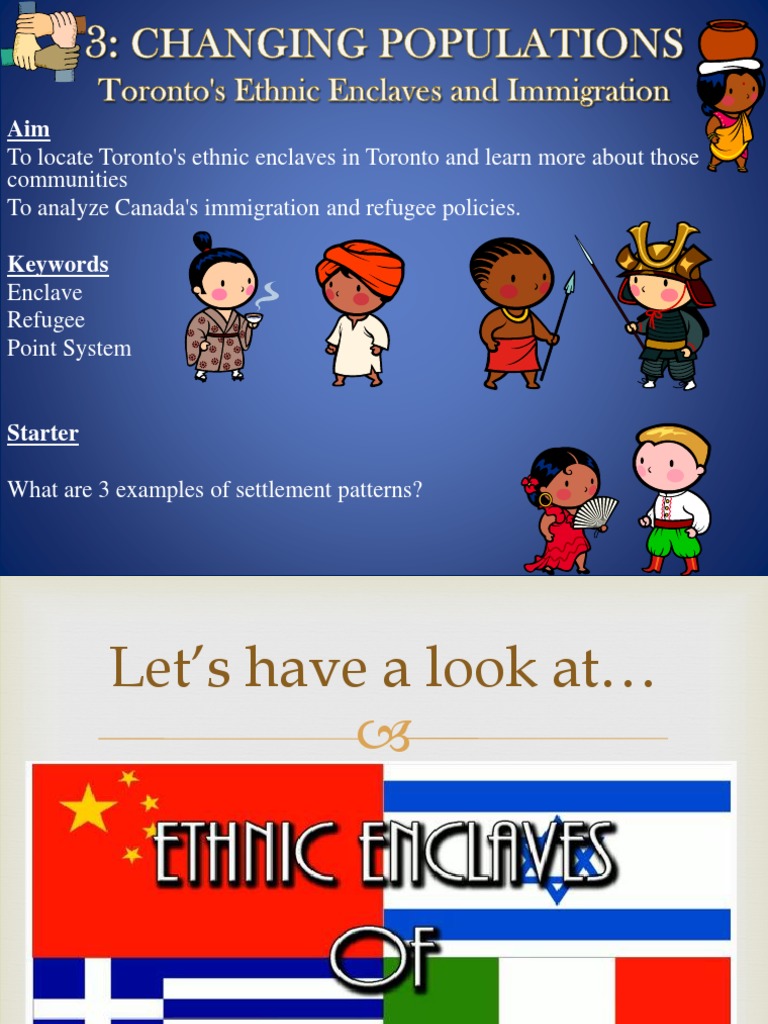 3-CGC 1D1 UNIT 3 Changing Populations - Toronto's Ethnic Enclaves and ...