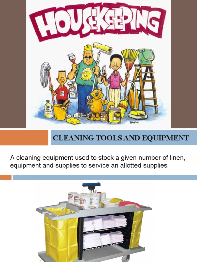 Lesson 6 HK Cleaning Tools and Equipment | PDF