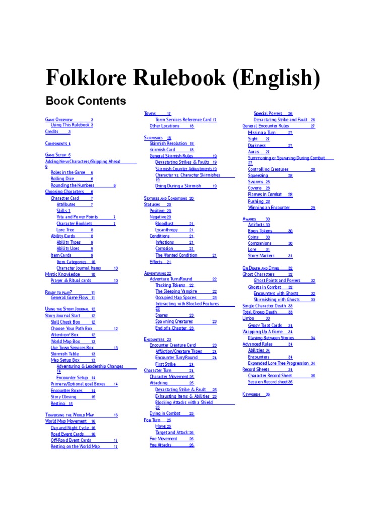 FL01.2 - Rulebook (8.5x11in)_2017-09-07 (English) | PDF
