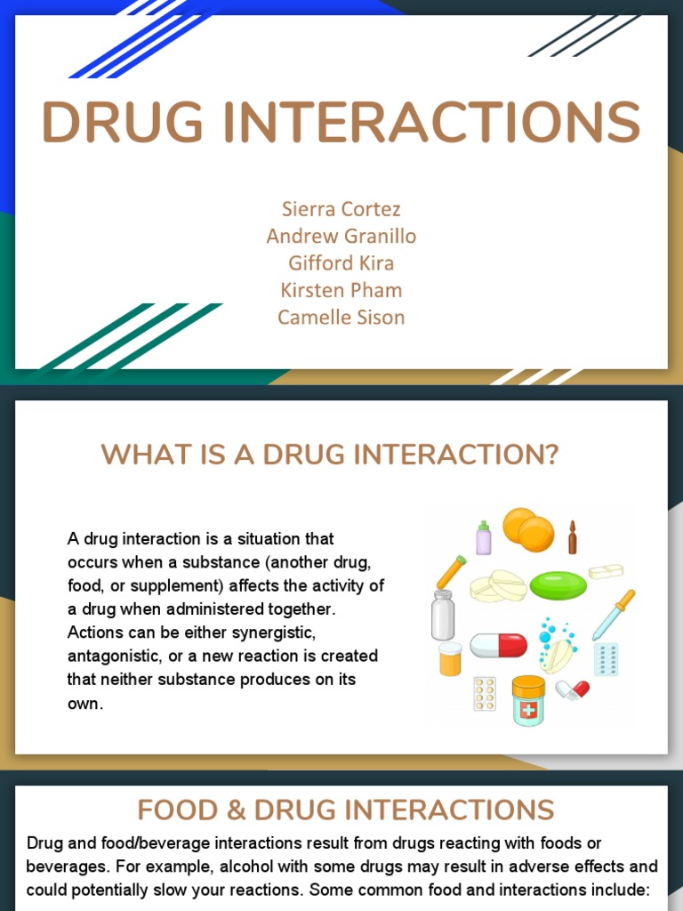 Drug Interactions | PDF | Drink | Pharmacology
