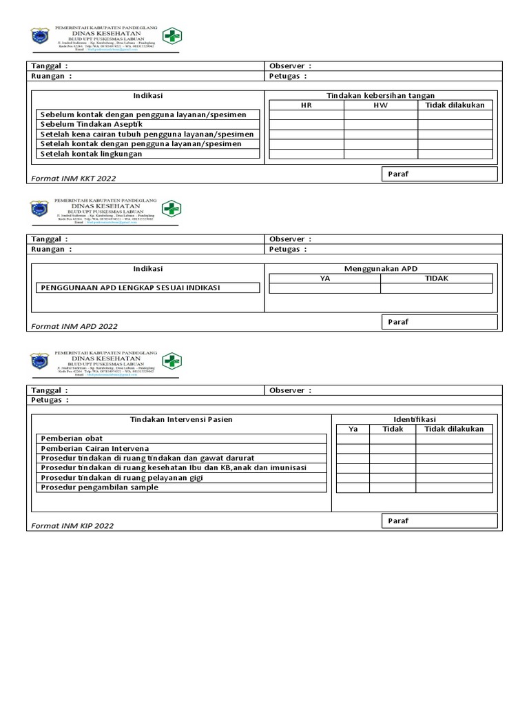 Pengisian KKT, APD Dan KIP 2022 | PDF
