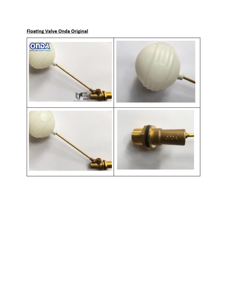 Floating Valve Onda Original | PDF