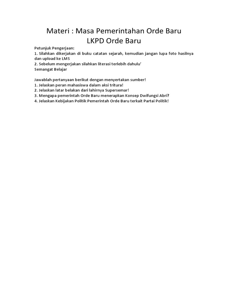 LKPD Orba 1 | PDF