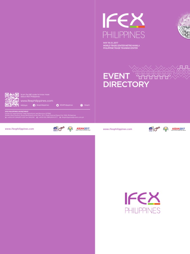 IFEX 2017 Event Directory | PDF