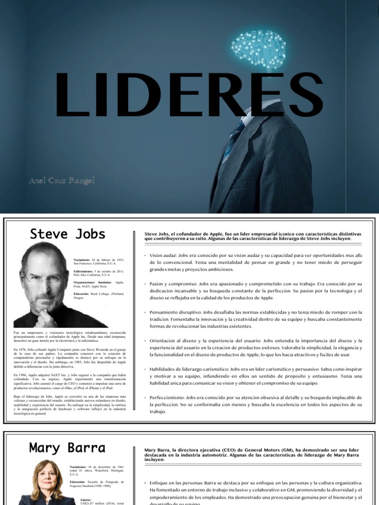 Biografías - Lideres | PDF