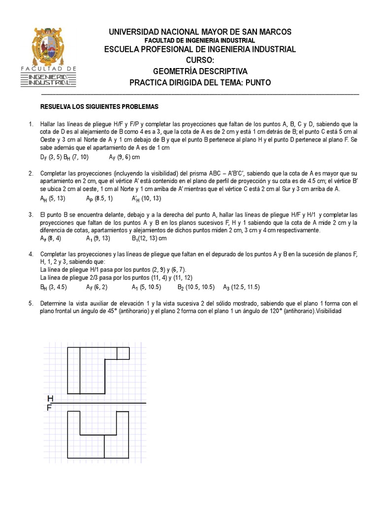 PRACTICA DIRIGIDA PUNTO (2).docx | PDF | Geometría