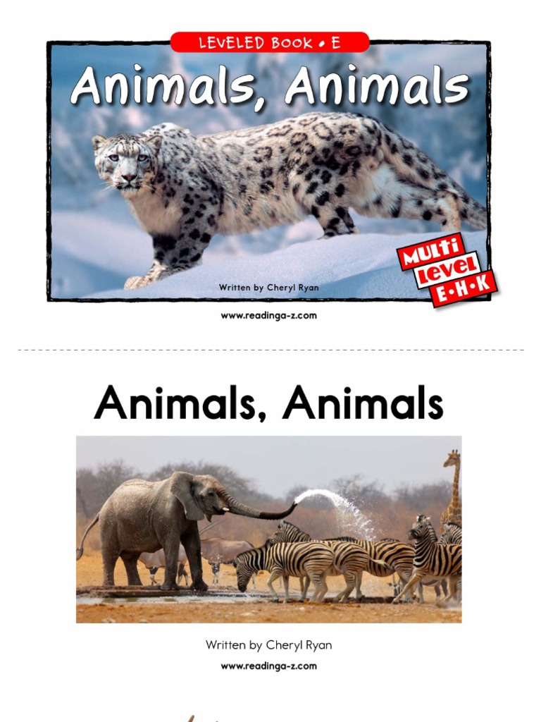 Lesson 10 - Animals, Animals | PDF