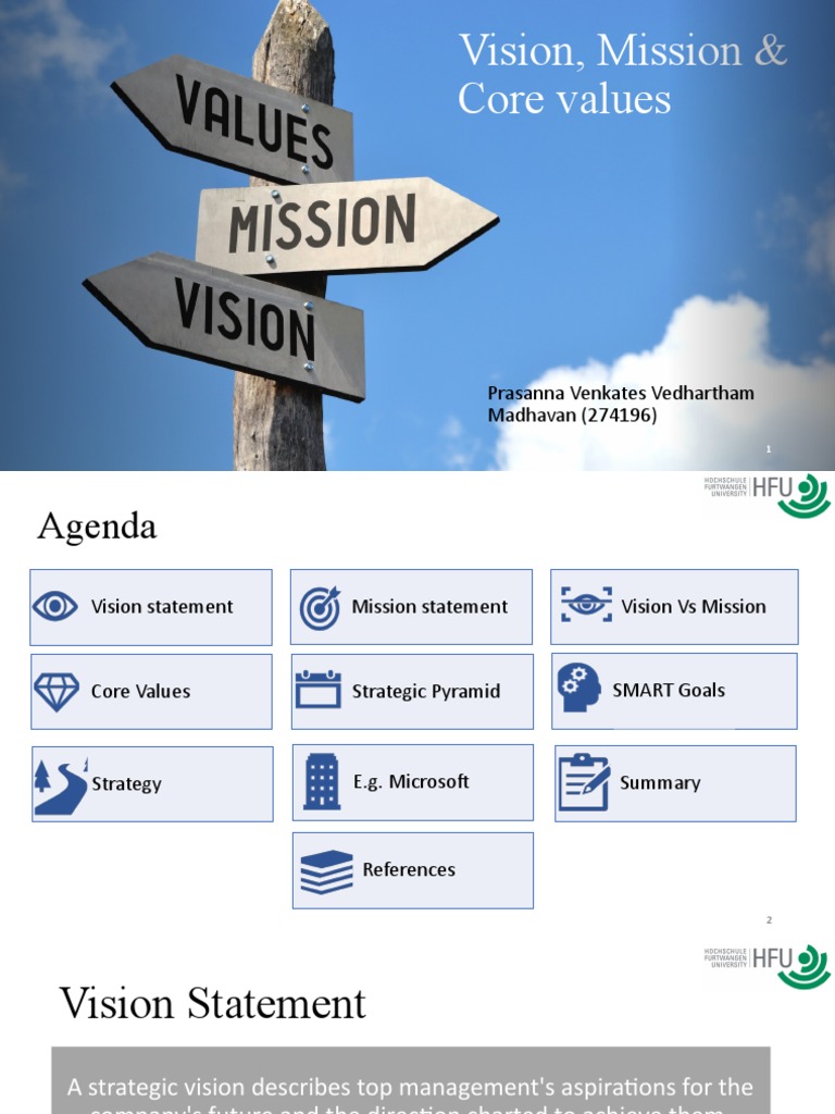 Microsoft Mission and Vision Overview | PDF | Microsoft | Goal