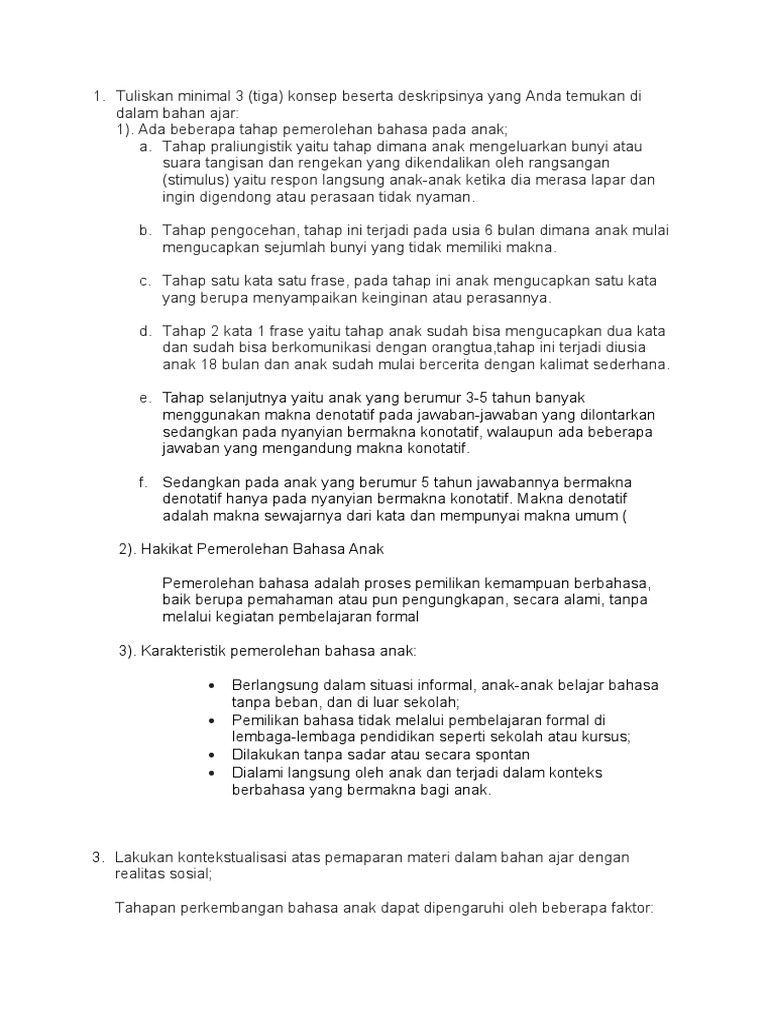 Analisa Materi KB 2 | PDF