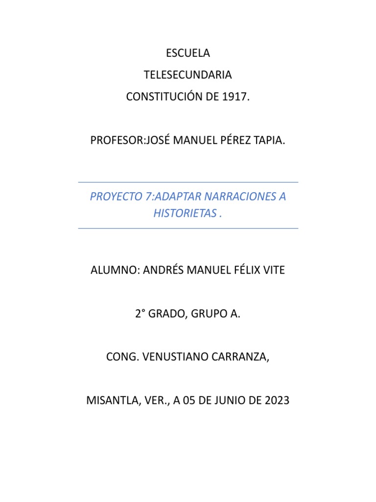 Proyecto 7 | PDF