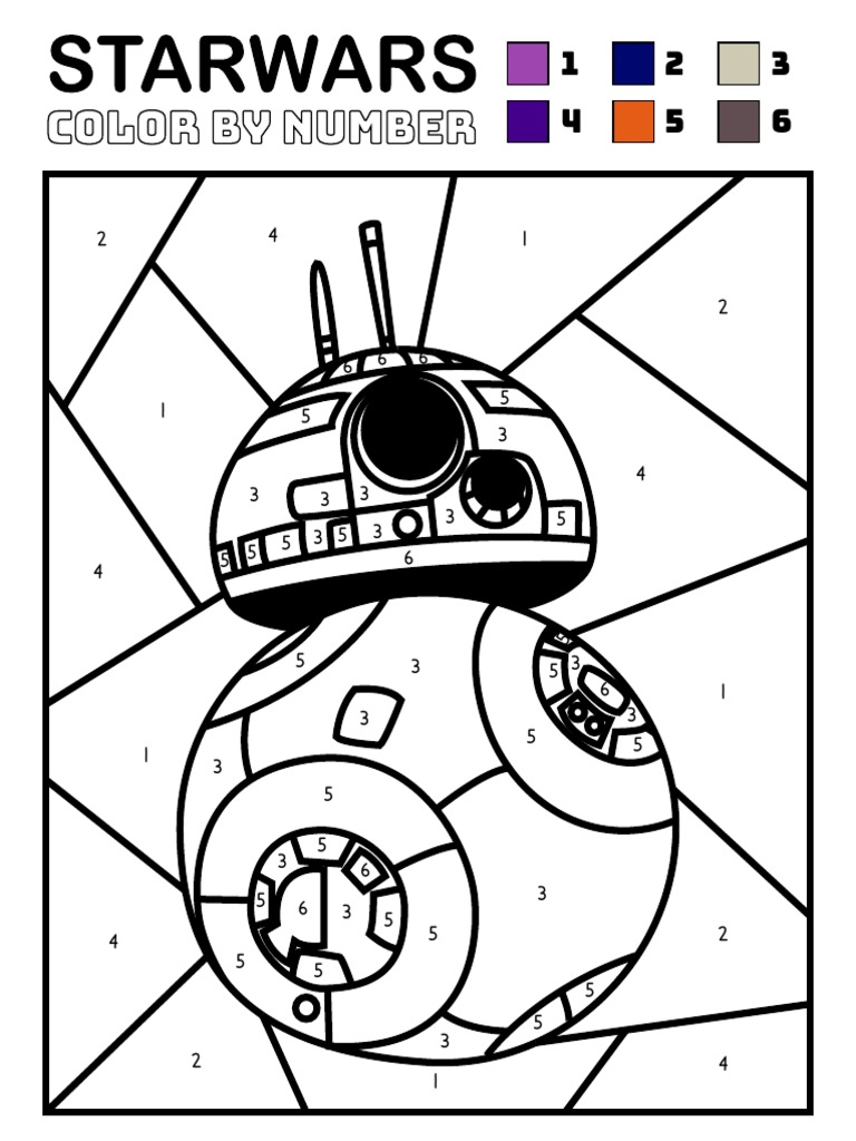 Star Wars Color by Number | PDF