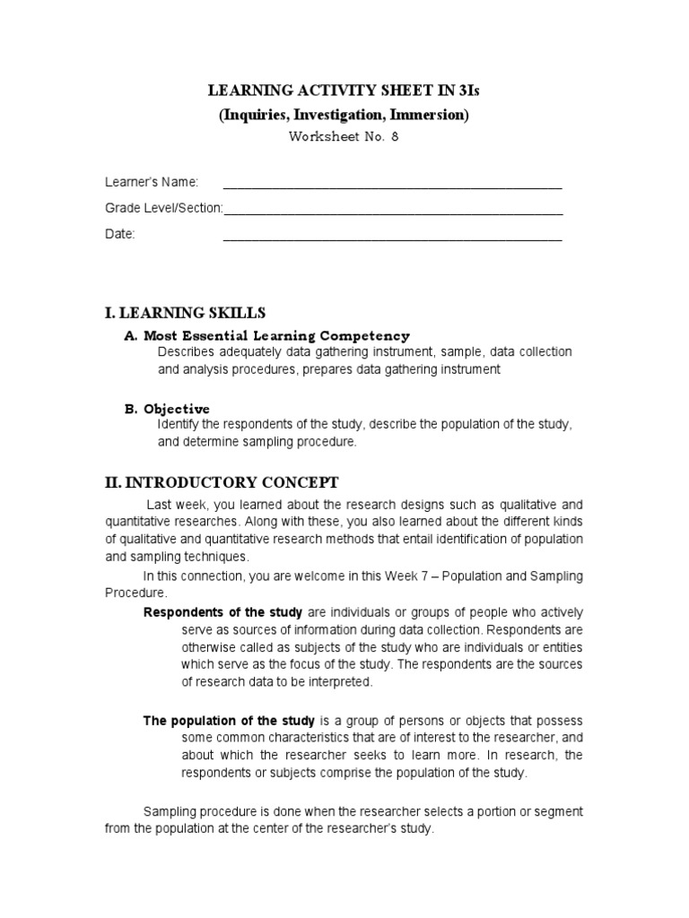 3is MELC 5.2 LAS 8 | PDF