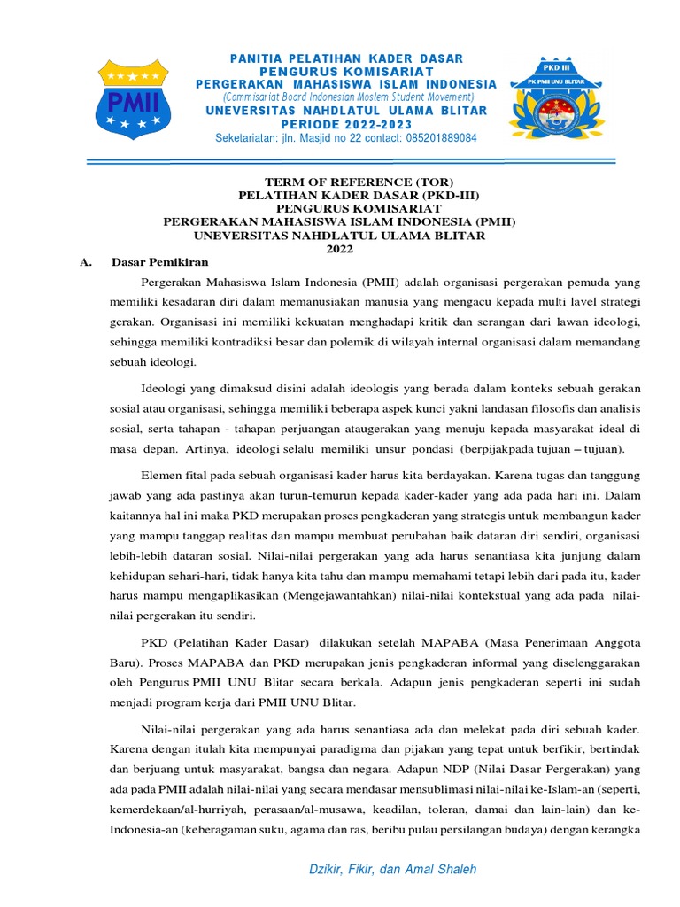 Tor PKD 3 Unu BLT 2022 | PDF