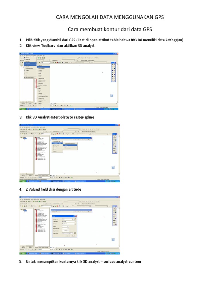 Cara Mengolah Data Menggunakan Gps | PDF