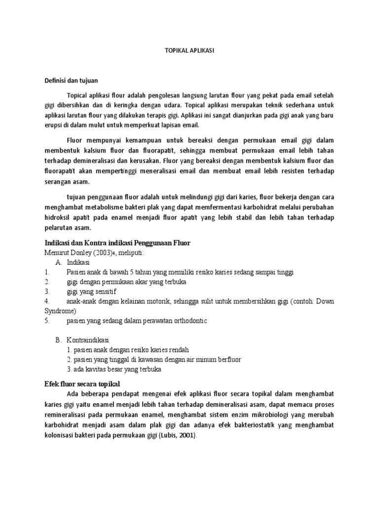 TOPIKAL APLIKASI | PDF