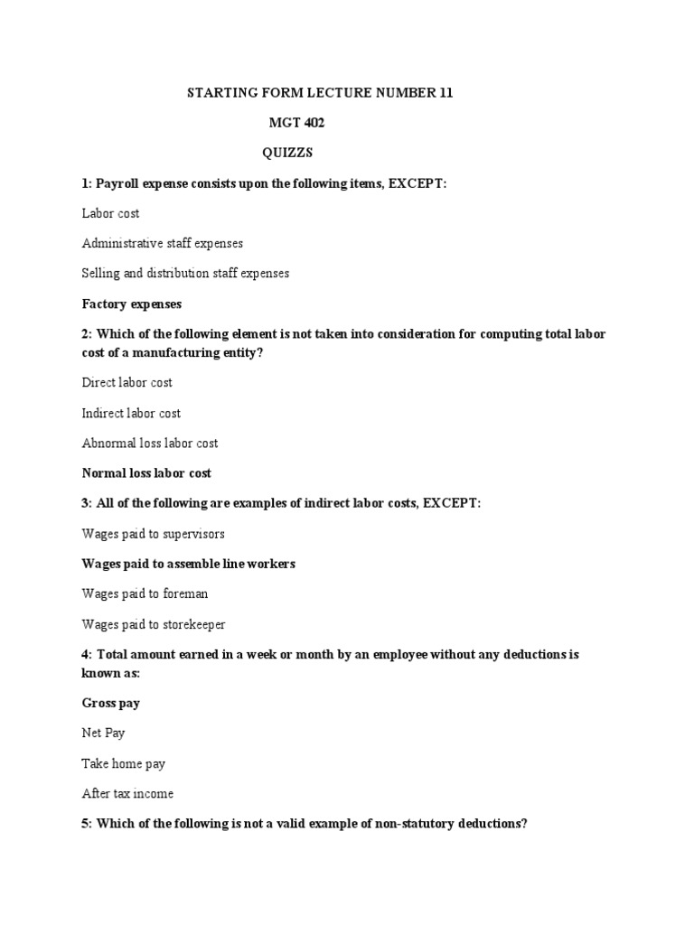 MGT 402 Midterm Solved Papers MCQS File BY MISHAL IQBAL | PDF | Cost ... MGT 402 Midterm Solved Papers MCQS File BY MISHAL IQBAL | PDF | Cost ...