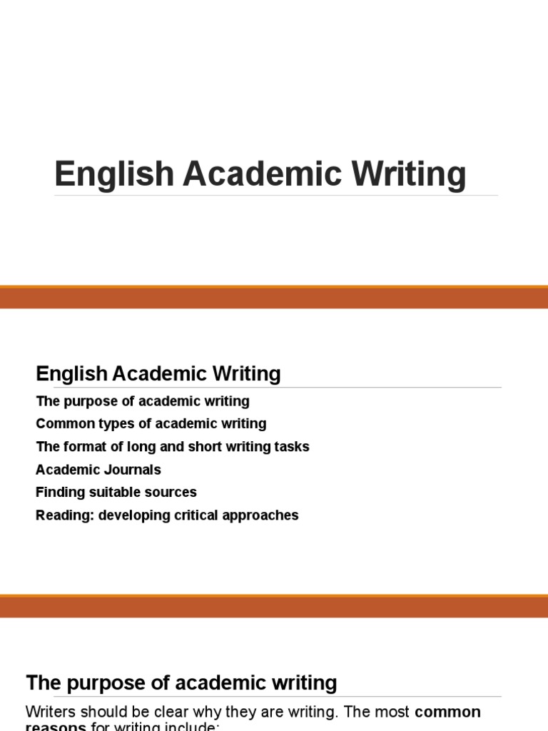 Academic Writing 1 | PDF | Academic Journal | Critical Thinking