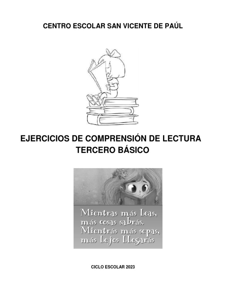 LECTURA 3RO. BÁSICO 2023 | PDF