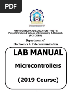 Microcontollers Lab Manual BCS402 | PDF | Central Processing Unit | Microcontroller