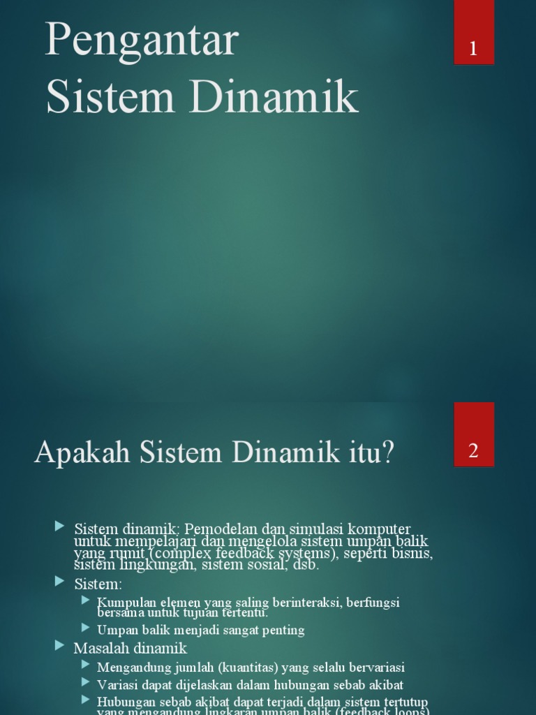pengantar-sistem-dinamik | PDF