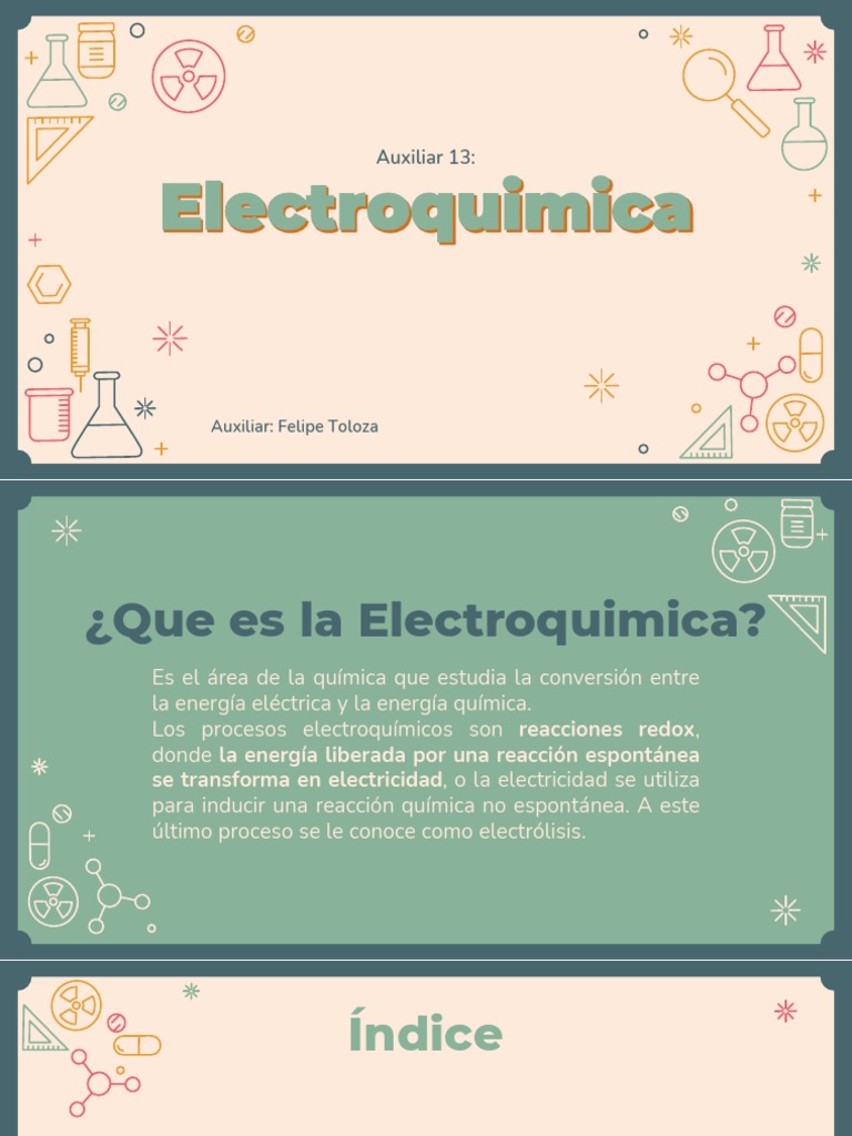 Guía Completa de Electroquímica | PDF | Redox | Química