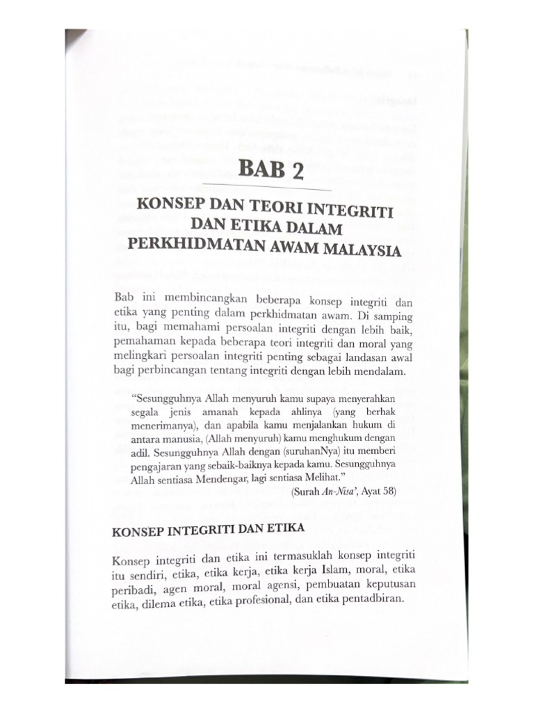 Konsep Dan Teori Integriti | PDF