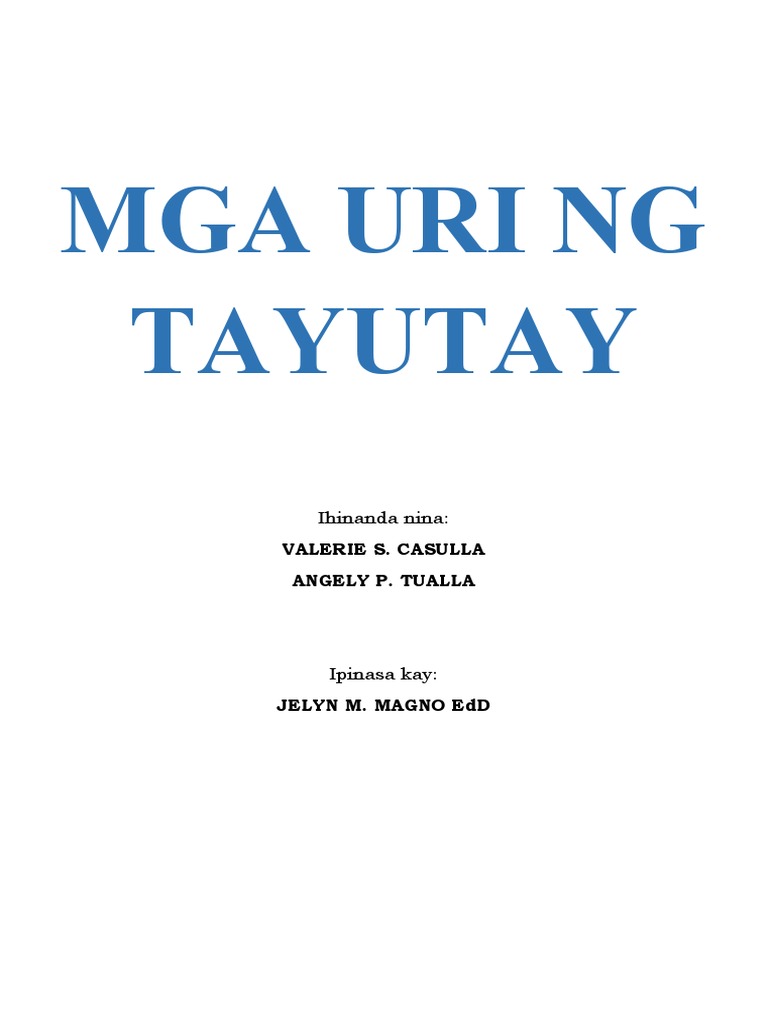 Mga Uri NG Tayutay | PDF