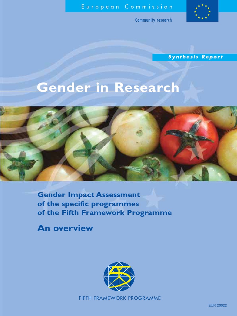 Gender in Research Synthesis Report - en | PDF | European Union | Gender