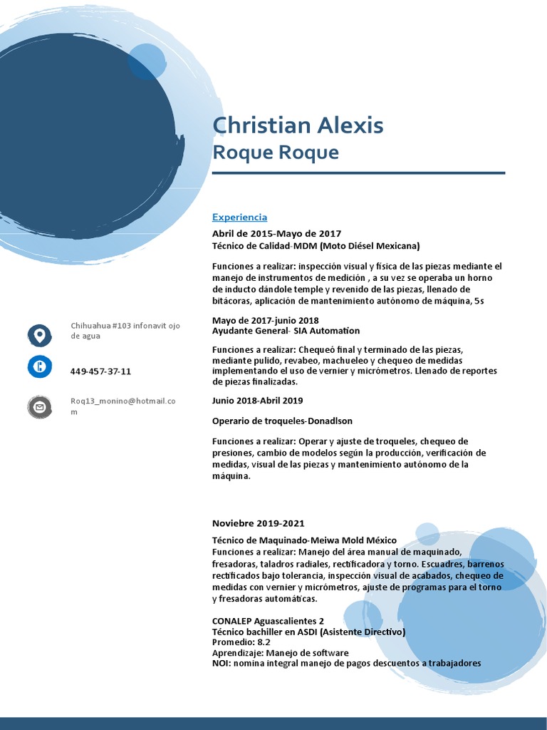 Christian Alexis | PDF