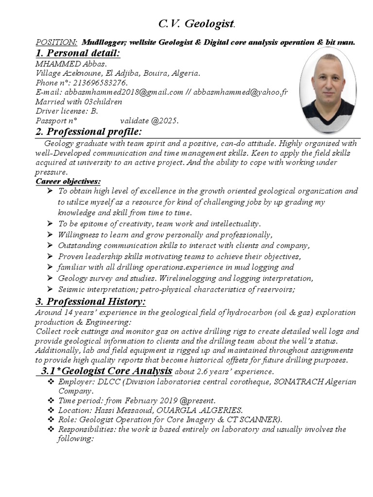 CV Mhammed Abbas Latest | PDF