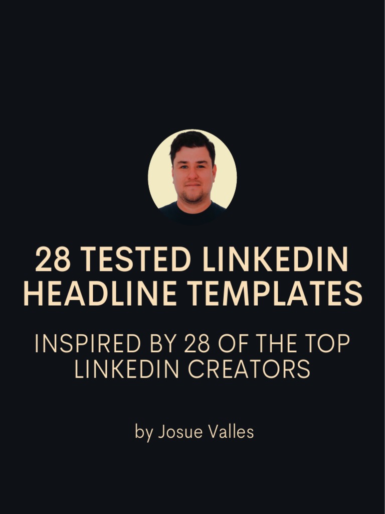 28 LinkedIn Headline Templates You Can Use in 2 Mins | PDF