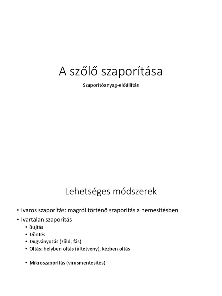 Szolo Szaporitas | PDF Szolo Szaporitas | PDF