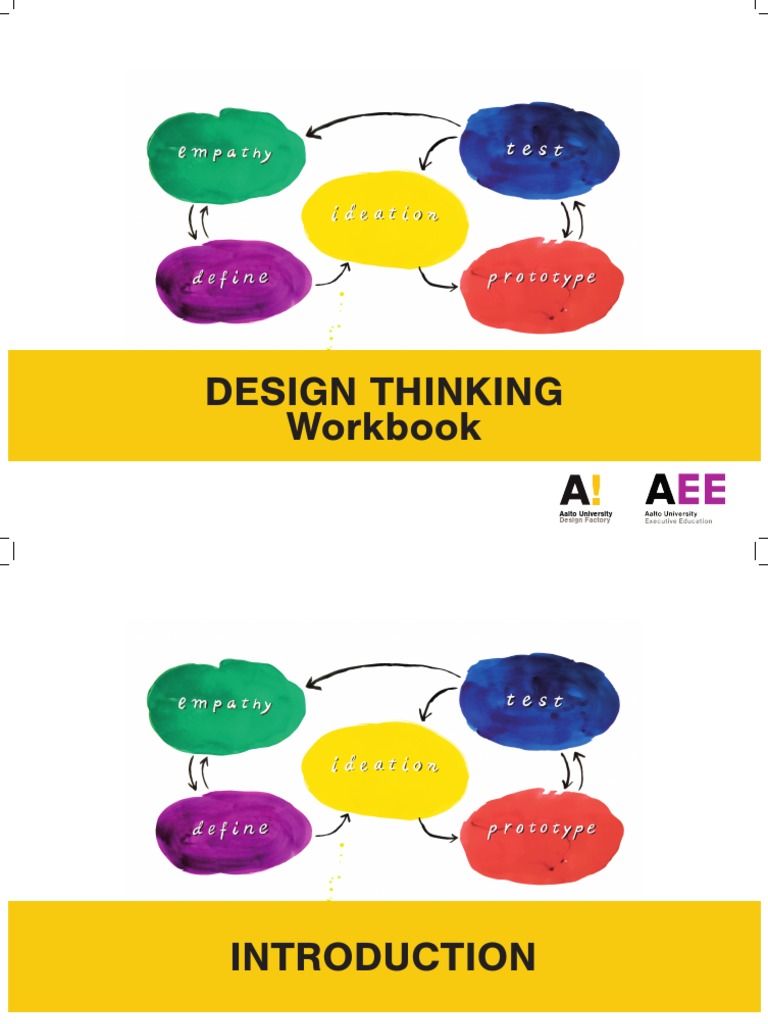 Design Thinking WORKBOOK Printable Version A3-1 | PDF | Design Thinking ...