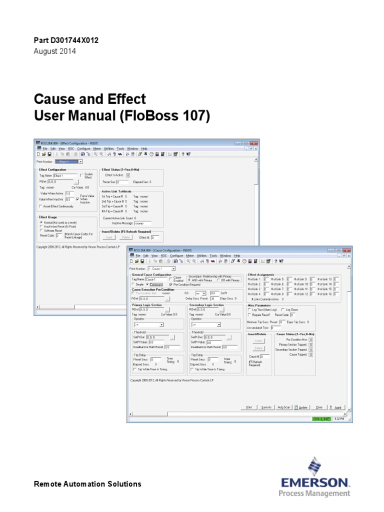 Cause Effect User Manual Floboss 107 en 132526 | PDF
