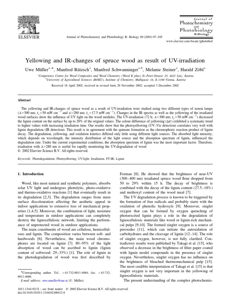 Muller 2003 | PDF | Ultraviolet | Absorption Spectroscopy