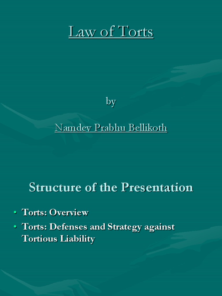 Torts in A Nutshell | PDF | Tort | Trespass