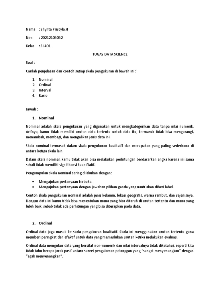 Tugas Pert.5 Data Science | PDF