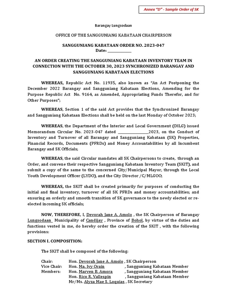 1.4-BSKE-2023_Annexes-D-E-and-F-SANGGUNIANG-KABATAAN-Inventory-and ...