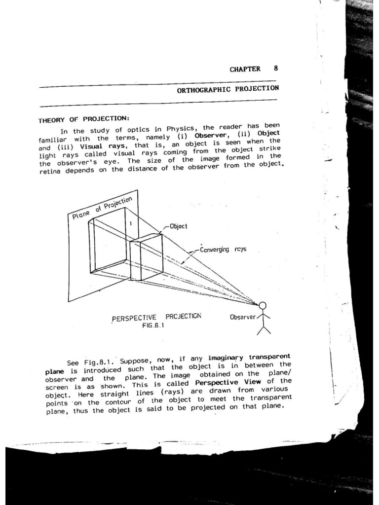 Introduction Orthographic Projections | PDF