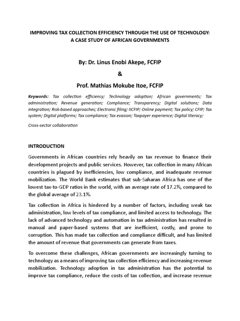 Tax Article 1 | Download Free PDF | Taxes | Political Corruption