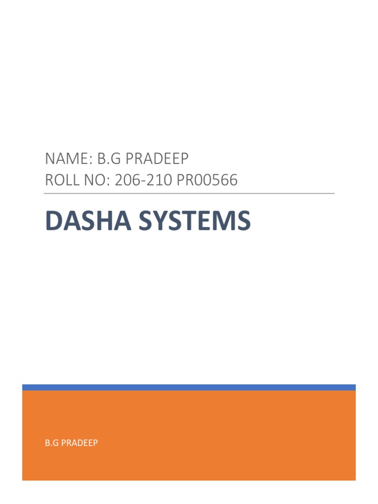 206 - Dasha System - PRADEEP - BG | PDF