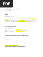 Leave Sanction Letter for Visa Application | PDF