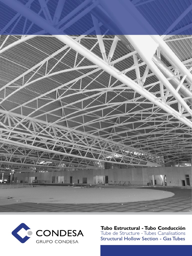 CONDESA - Tubo Estructural y Conduccion | PDF | Metalurgia | Rieles