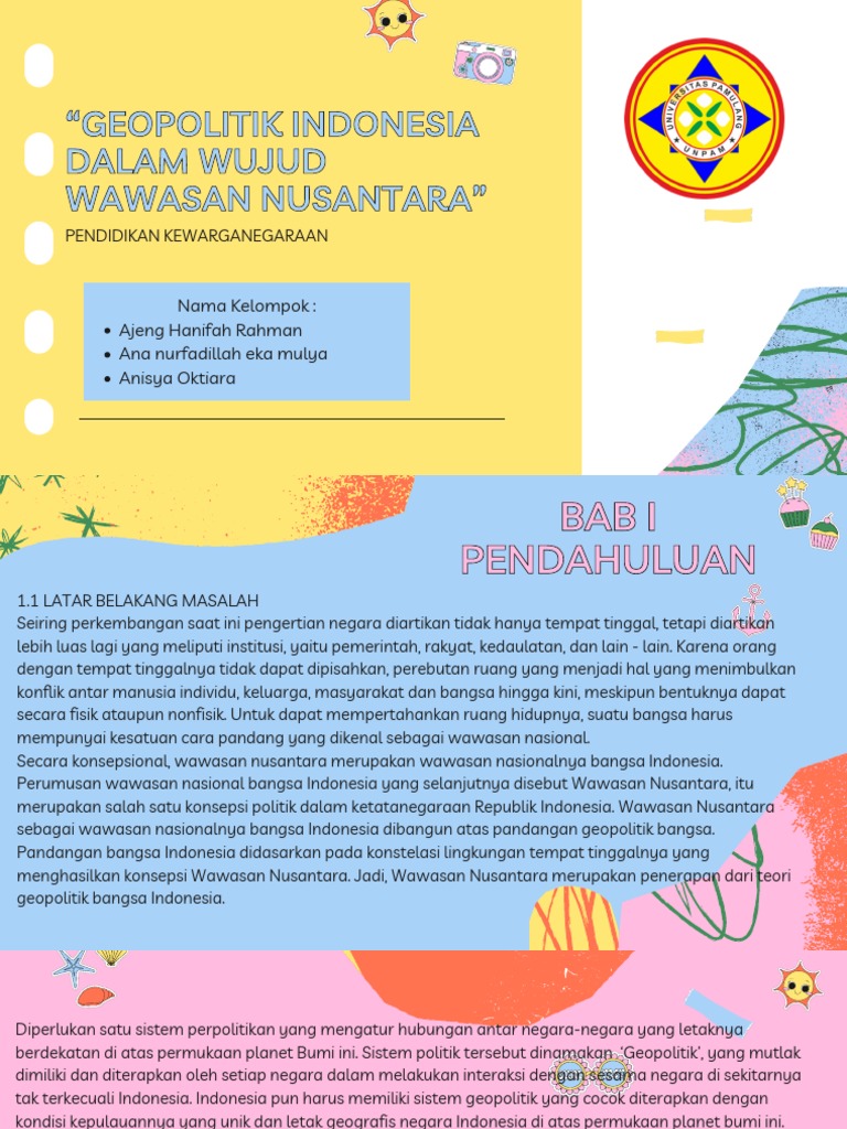 KELOMPOK12-GEOPOLITIK INDONESIA DALAM WUJUD WAWASAN NUSANTARA | PDF