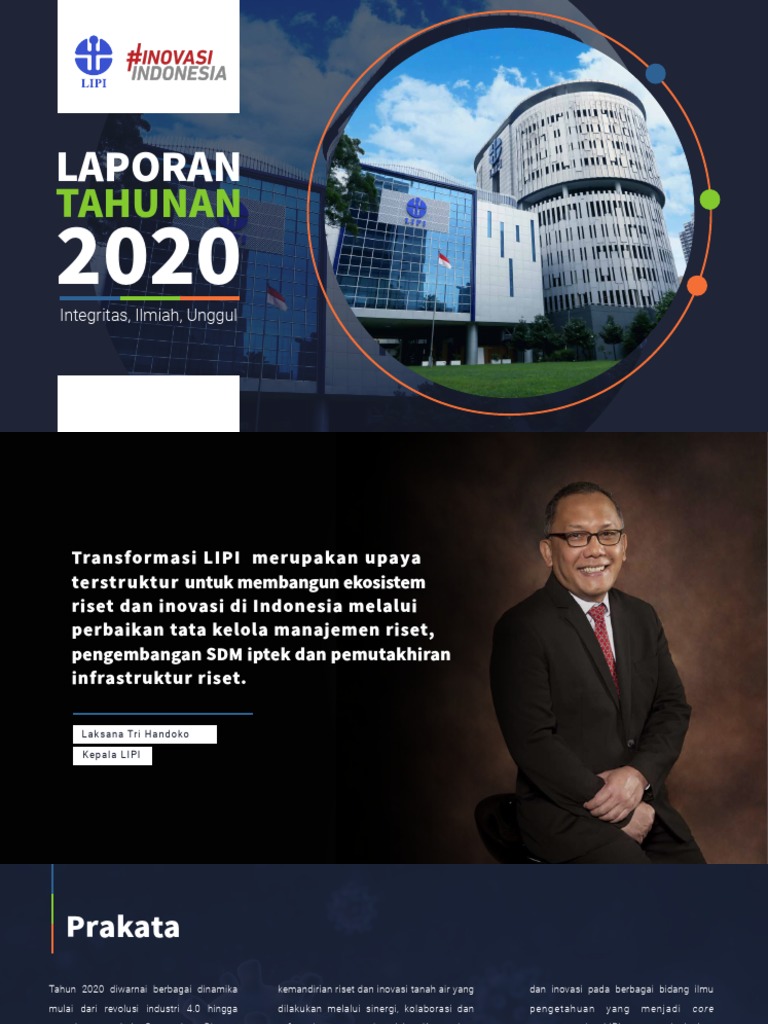 Annual Report Lipi 2020 | PDF