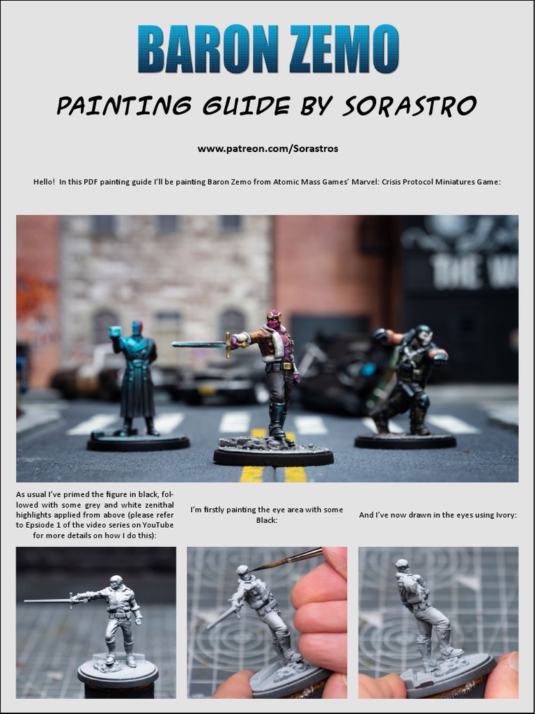Baron Zemo Painting Guide | PDF