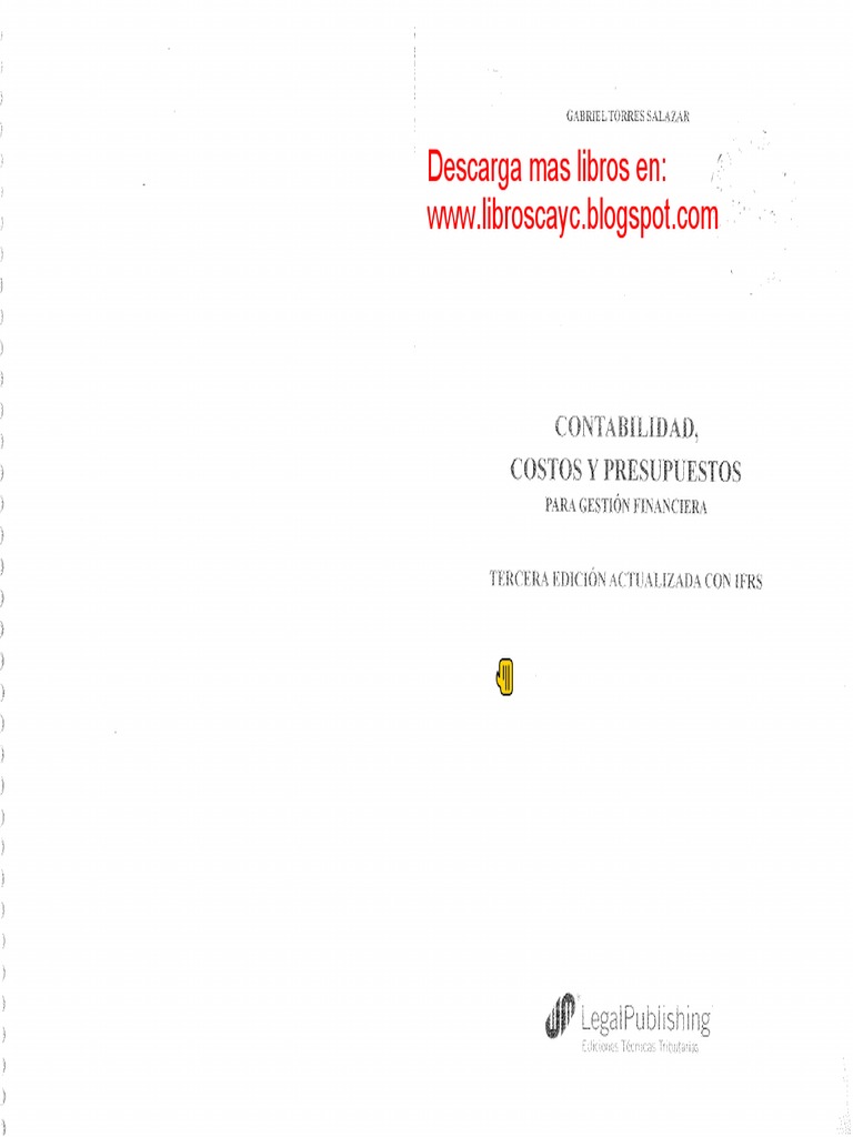 Contabilidad, Costos y Presupuestos | PDF