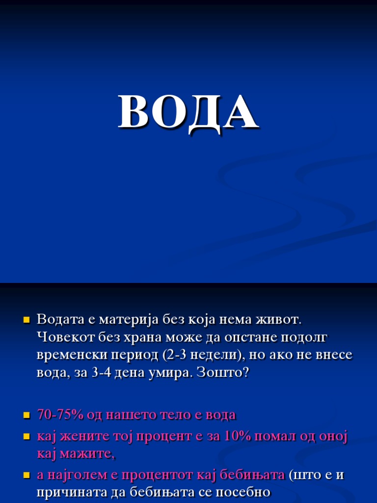 4 Voda | PDF