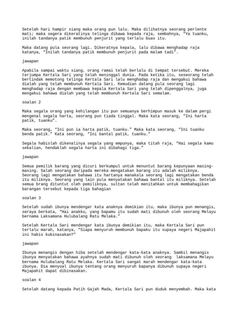 Bahasa Melayu Klasik Ke Bahasa Melayu Standard | PDF