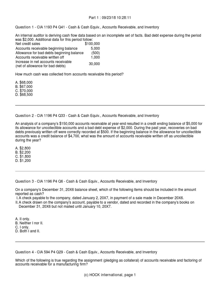 S07 - AR and Inventory | PDF